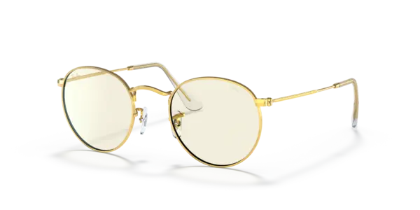 Ray-ban Round Frame Sunglasses - Or