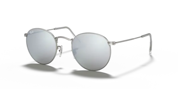 Ray-ban Round Frame Sunglasses - Silver