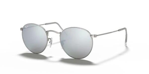 Ray-ban Round Frame Sunglasses - Silver