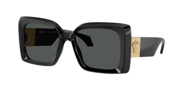 Versace Irregular Sunglasses - Black