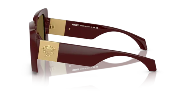 Versace Irregular Sunglasses - Dark Ruby