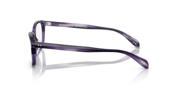 Oliver Spencer Eyeglasses - Dark Lilac Vsb