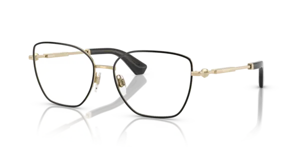 Burberry Be1390 Eyeglasses - Or Clair Avec Bordure Noire