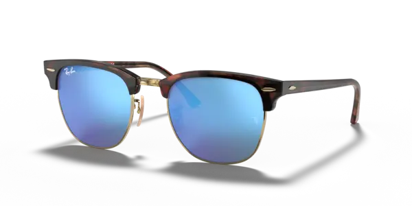 Ray-ban Clubmaster Sunglasses - Havana Sur Or