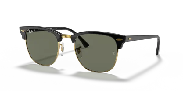 Ray-ban Clubmaster Sunglasses - Noir Et Or