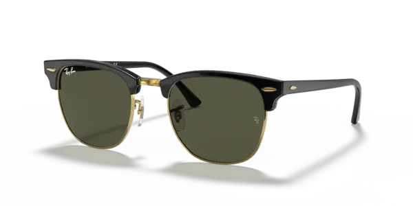 Ray-ban Clubmaster Sunglasses - Noir Sur Or