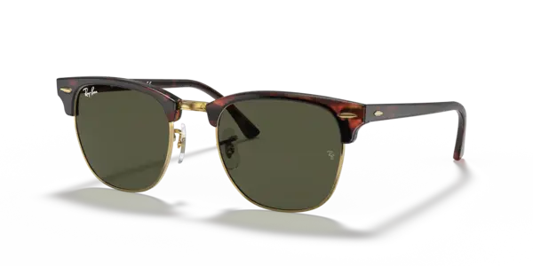 Ray-ban Clubmaster Sunglasses - Tortoise On Gold