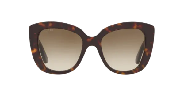 Gucci Sunglasses With Grey Gradient Lenses - Tortoise