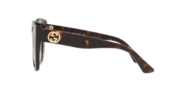 Gucci Sunglasses With Grey Gradient Lenses - Tortoise
