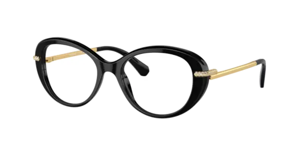 SWAROVSKI Oval Eyeglasses - Black