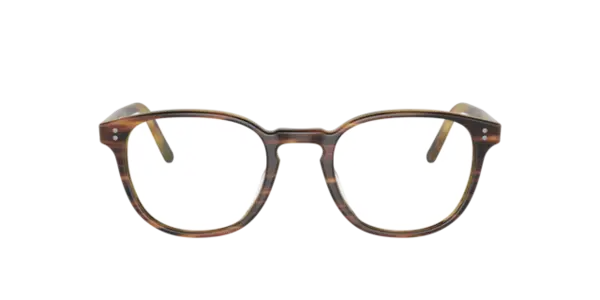 Oliver Spencer Fairmont Eyeglasses - Amaretto-striped Honey