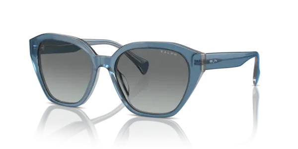 Ralph Lauren Ra5315u Sunglasses - Shiny Blue On Milky Grey