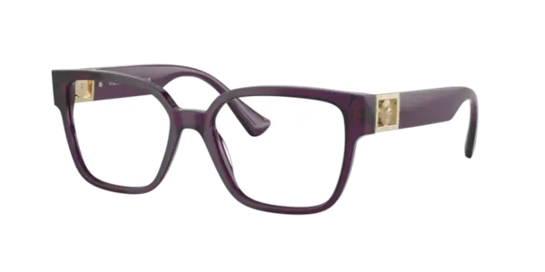 Versace Ve3329b Eyeglasses - Transparent Plum