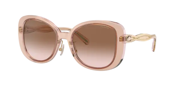 COACH Hc8333 Sunglasses - Transparent Blush