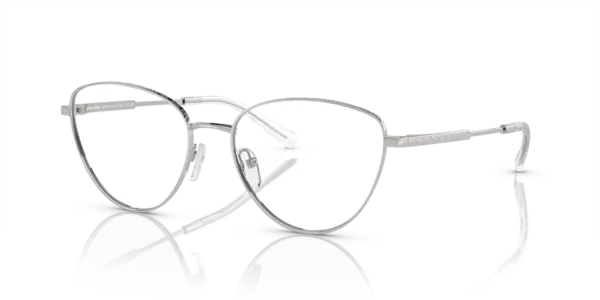 Michael Kors Full Rim Cat Eye Eyeglasses - Silver