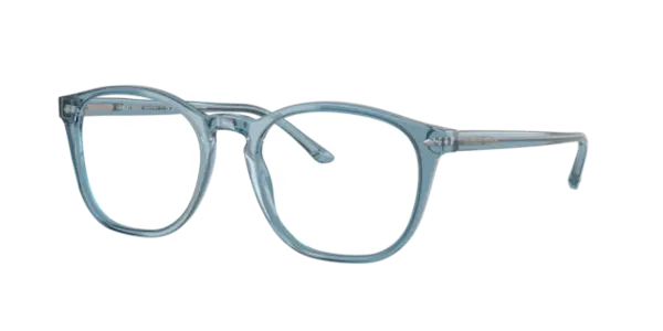 Giorgio Armani Phantos Eyeglasses - Transparent Blue