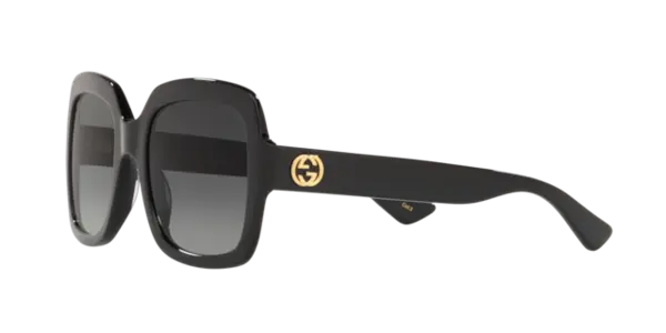 Gucci Rectangle Frame Sunglasses - Black