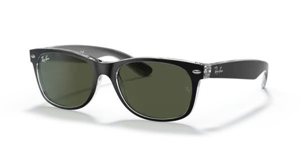Ray-ban Wayfarer Sunglasses - Noir Sur Transparent