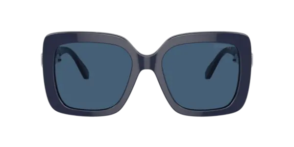 SWAROVSKI Sk6001 Square Frame Sunglasses - Opal Blue