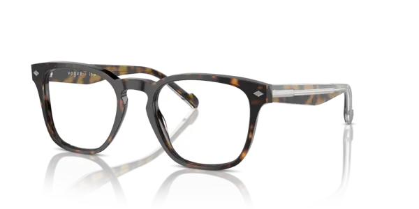 VOGUE EYEWEAR Full Rim Eyeglasses - Havana Foncé