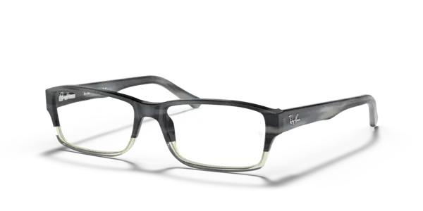 Ray-ban Full Rim Rectangle Eyeglasses - Gris
