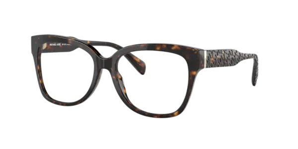 Michael Kors Square Eyeglasses - Dark Tortoise