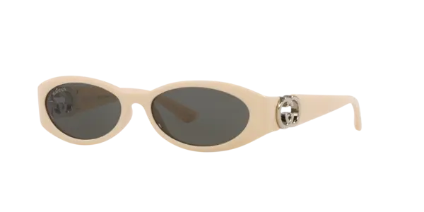 Gucci Oval Frame Sunglasses - Marfil