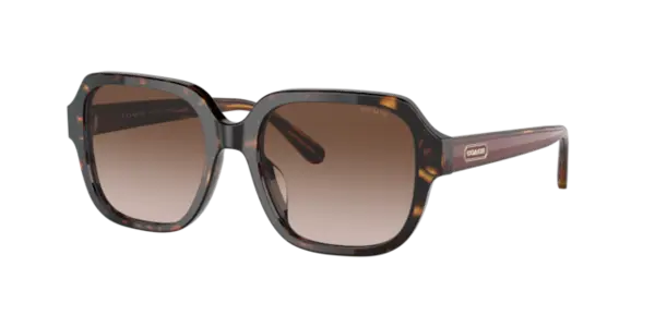 COACH Rectangle Sunglasses - Dark Tortoise