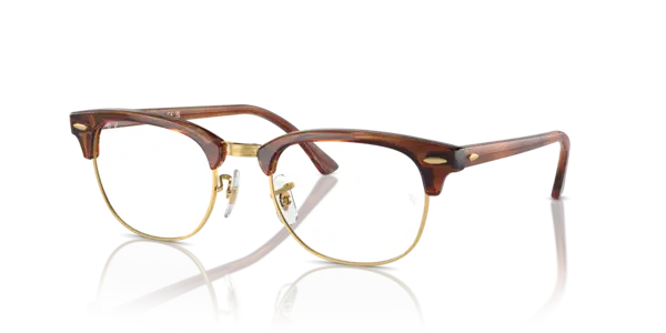 Ray-ban Eyeglasses - Striped Brown