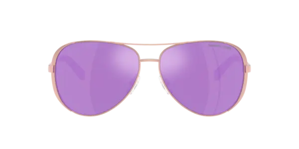 Michael Kors Chelsea Aviator Sunglasses - Rose Gold