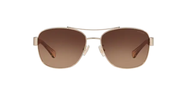 COACH Hc7064 Sunglasses - Light Gold