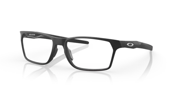 Oakley Rectangle Full Rim Eyeglasses - Satin Black
