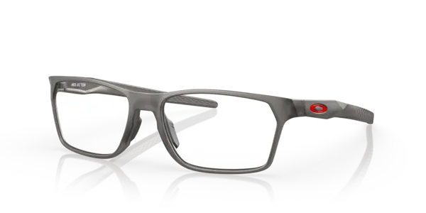 Oakley Rectangle Full Rim Eyeglasses - Satin Grey Smoke