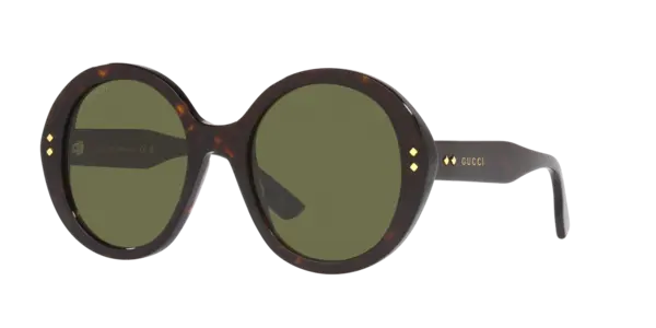Gucci Round Frame Sunglasses - Marrón