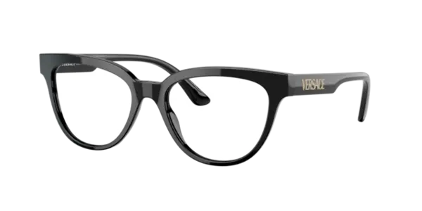 Versace Ve3315 Eyeglasses - Black