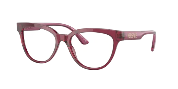 Versace Ve3315 Eyeglasses - Transparent Red