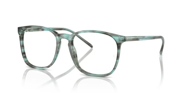 Ray-ban Full Rim Eyeglasses - Verde A Rayas