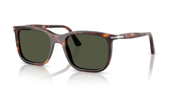 Persol Full Rim Square Sunglasses - Havana