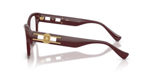 Versace Ve3347 Eyeglasses - Solid Red