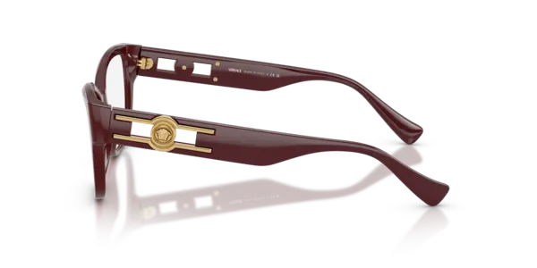 Versace Ve3347 Eyeglasses - Solid Red