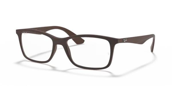 Ray-ban Full Rim Rectangle Eyeglasses - Havana