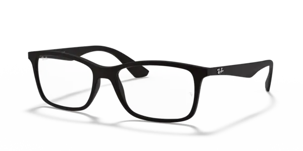 Ray-ban Full Rim Rectangle Eyeglasses - Noir