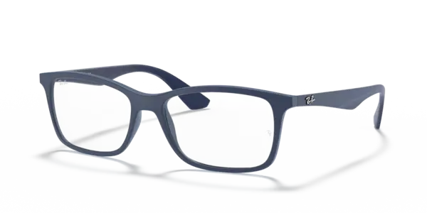 Ray-ban Full Rim Rectangle Eyeglasses - Transparent Blue