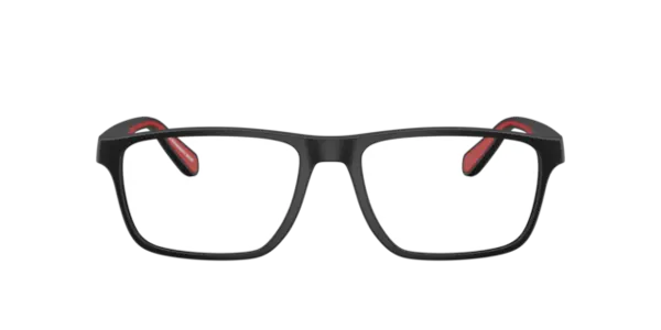 Emporio Armani Rectangle Eyeglasses - Matte Black