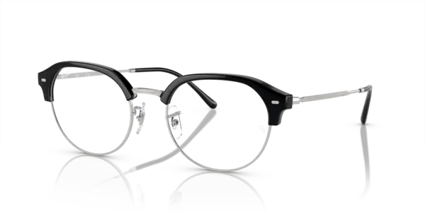 Ray-ban Eyeglasses - Noir Sur Argent