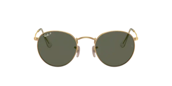 Ray-ban Round Flash Lenses Sunglasses - Gold