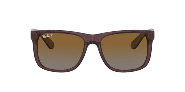 Ray-ban Square Frame Sunglasses - Transparent Dark Brown