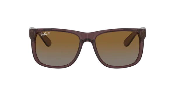 Ray-ban Square Frame Sunglasses - Transparent Dark Brown