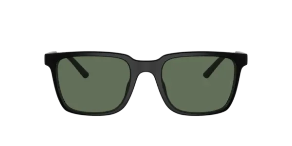 Oliver Spencer Rectangle Full-rim Sunglasses - Semi-matte Black