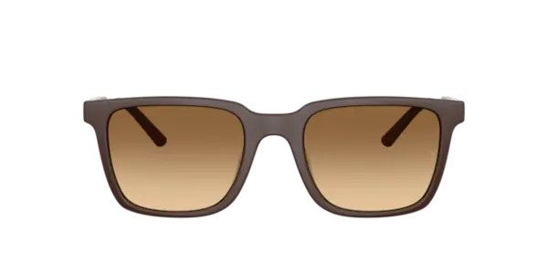 Oliver Spencer Rectangle Full-rim Sunglasses - Semi-matte Dark Brown